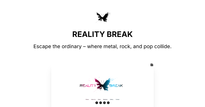 Reality Break - Official Website